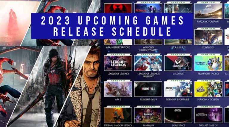 2023 Upcoming Games Release Schedule | Piccle