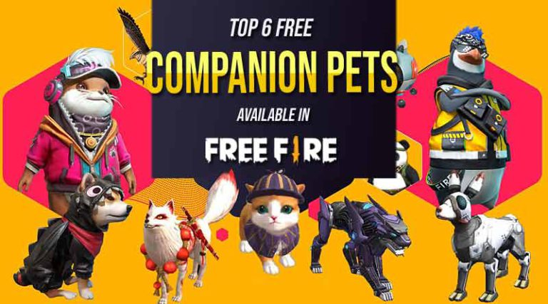 Discovering the Top 6 Free Companion Pets Available in Free Fire | Piccle