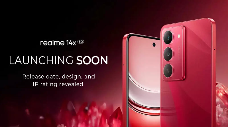 Realme 14x 5G launching soon: Release date, design, and IP rating ...