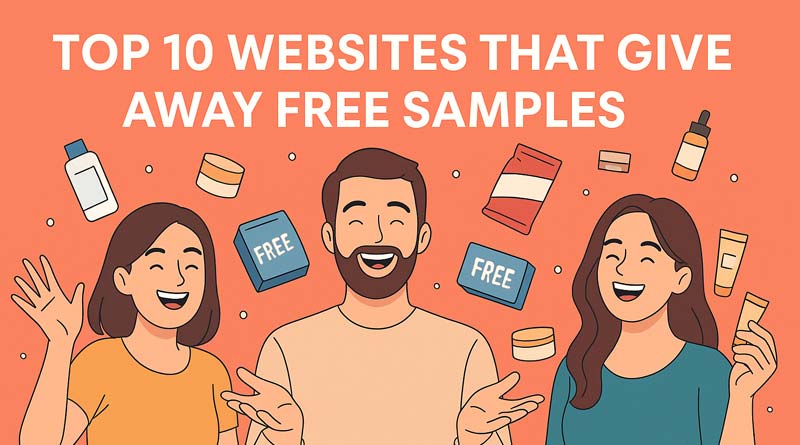Top 10 Websites for Free Samples | Piccle